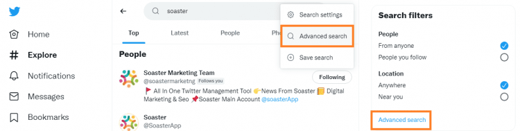 How To Use Twitter Advanced Search To Find Anything On Twitter » Soaster