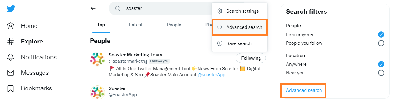 How To Use Twitter Advanced Search To Find Anything On Twitter » Soaster